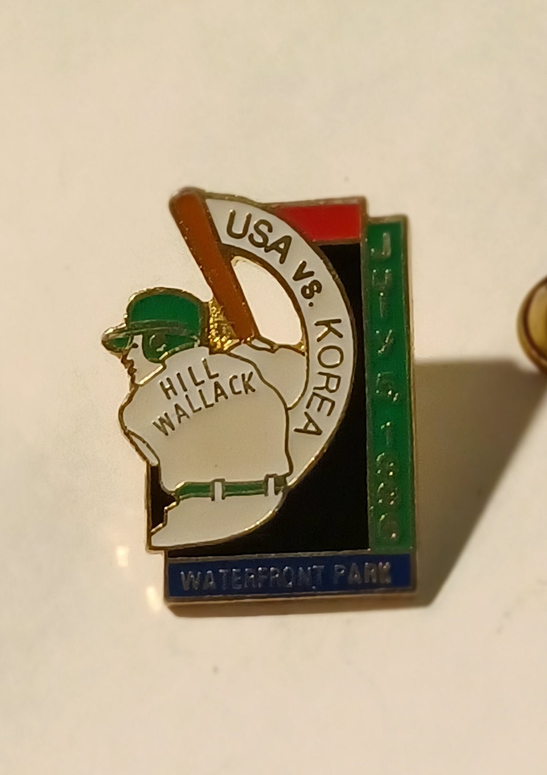 USA Vs Korea Hill Wallack Waterfront Park July 5, 1996 Lapel Hat Pin ...