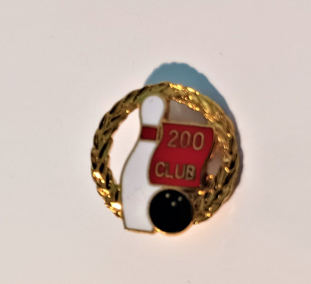 Vintage Bowling 200 Club Gold-tone Lapel/hat Pin Souvenir 0439 - Etsy