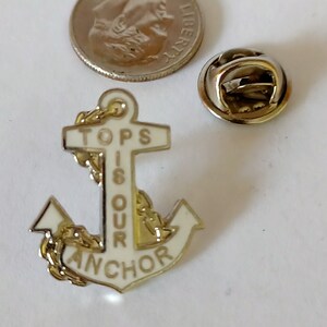 Vintage Tops is Our Anchor Weight Loss Club Lapel Hat Tie Pin Souvenir ...