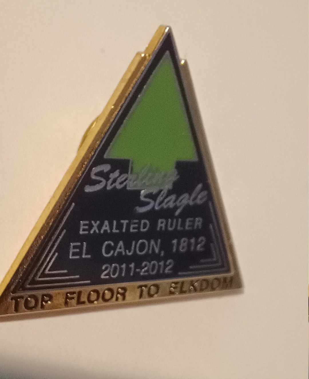 Sterling Slagle Exalted Ruler Top Floor to Elkdom El Cajon, 1812, 2011 ...