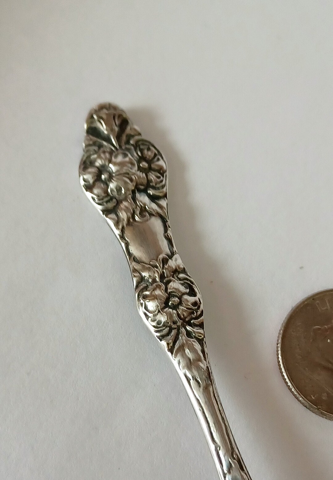 EPNS Th. Marthinsen Norway Wild Rose Pattern Silver Plate Pickle Olive ...