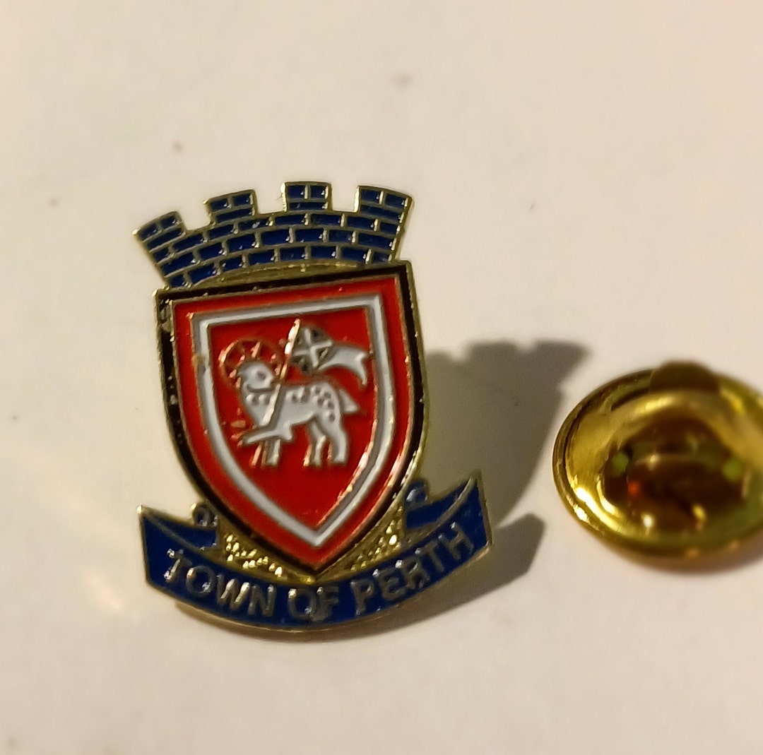 Town of Perth Scotland Coat of Arms Lapel/hat Pin Souvenir 1034 - Etsy
