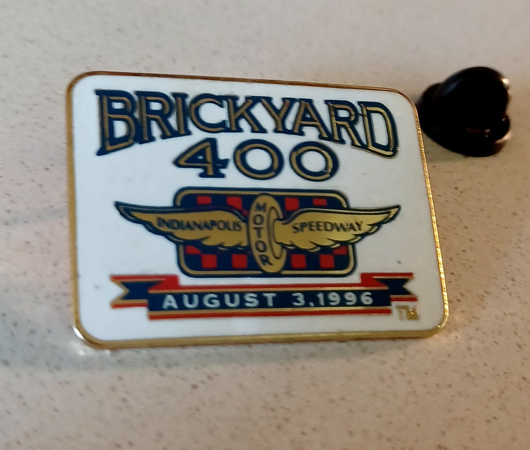 Vintage Indianapolis Motor Speedway Brickyard 400 August 3, 1996 Lapel ...