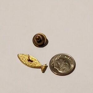 Ichthus Fish IXOYE Greek Jesus Religious Lapel Hat Tie Pin Souvenir ...