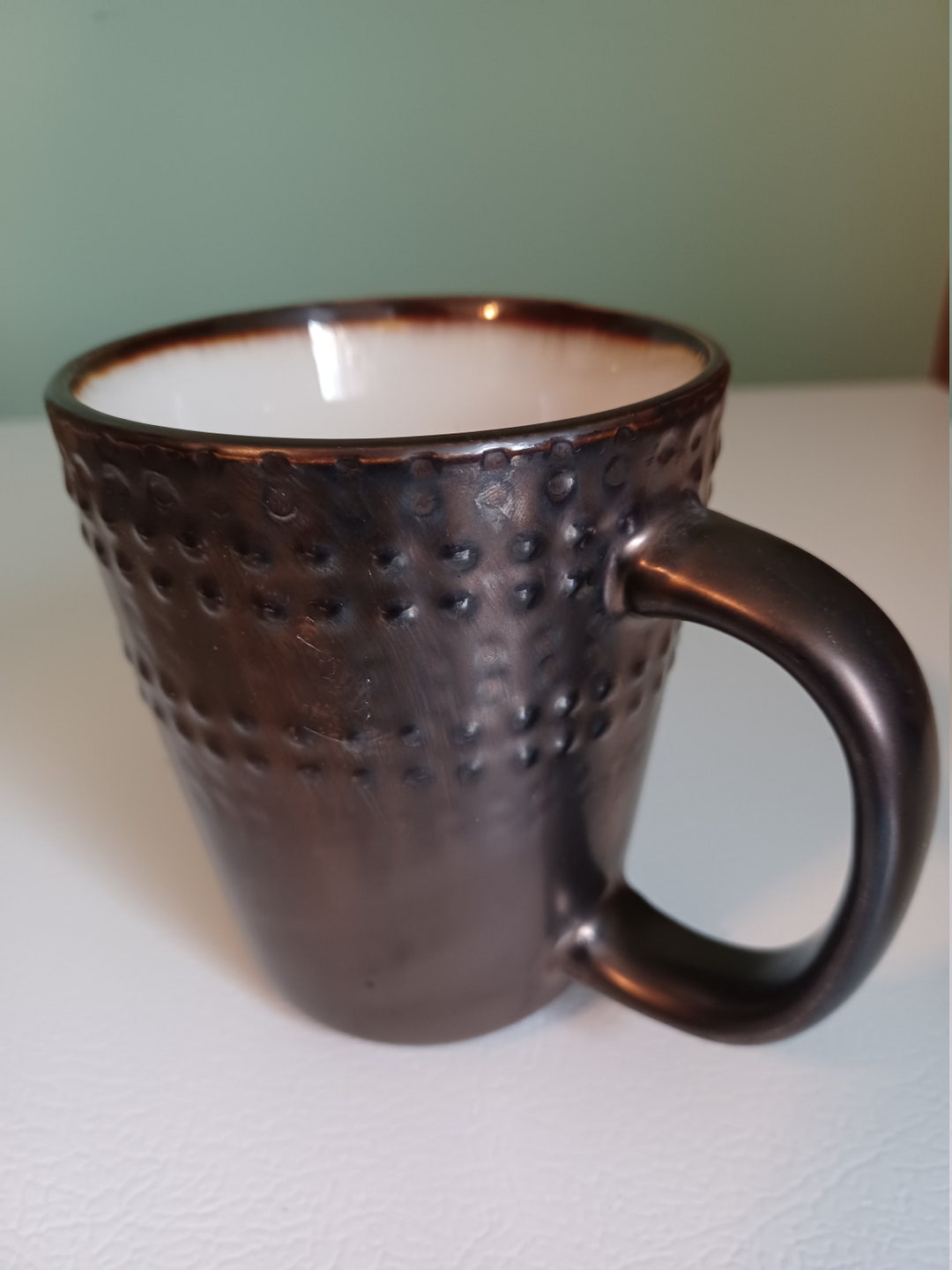 Threshold Royal Abbey Stoneware Bronze Tone Coffee Cup/mug - Etsy