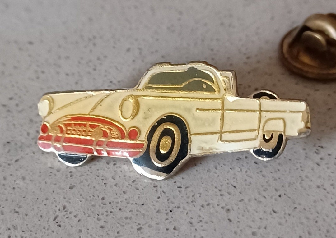 Vintage Chevrolet Bel Air Cabriolet Convertible Car Automobile Lapel ...