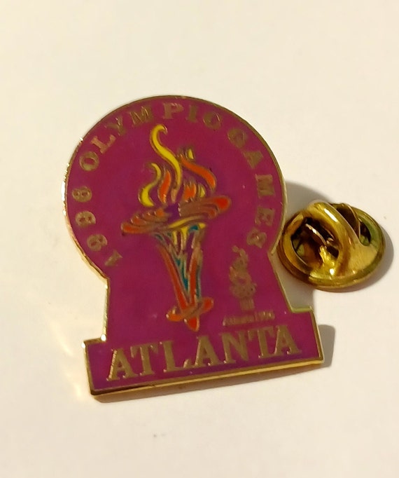 Atlanta 1996 USA Olympic Games 100 Years Torch Lapel/… - Gem