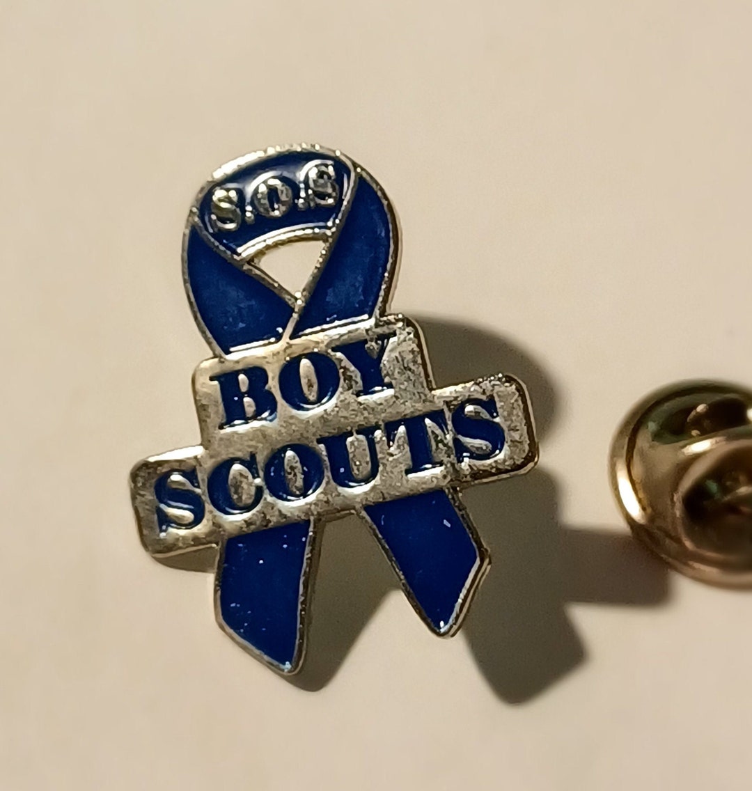 Boy Scouts Blue Ribbon SOS S.O.S. Lapel/hat Pin Souvenir 1009 - Etsy