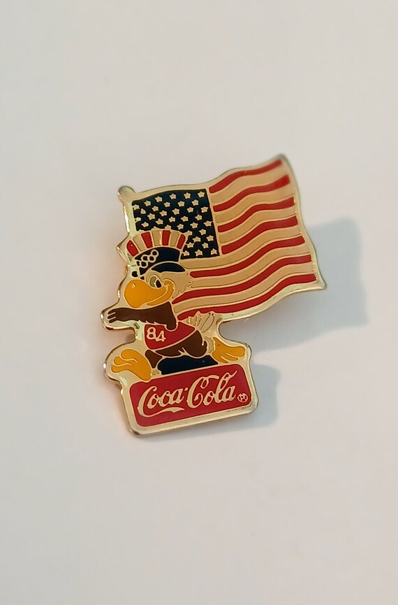 Vintage Olympics Pin 1984 Los Angeles / Vintage Lapel… - Gem