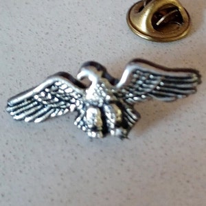 Vintage Eagle Silver Tone Plastic Lapel Hat Tie Pin Souvenir 1304 - Etsy