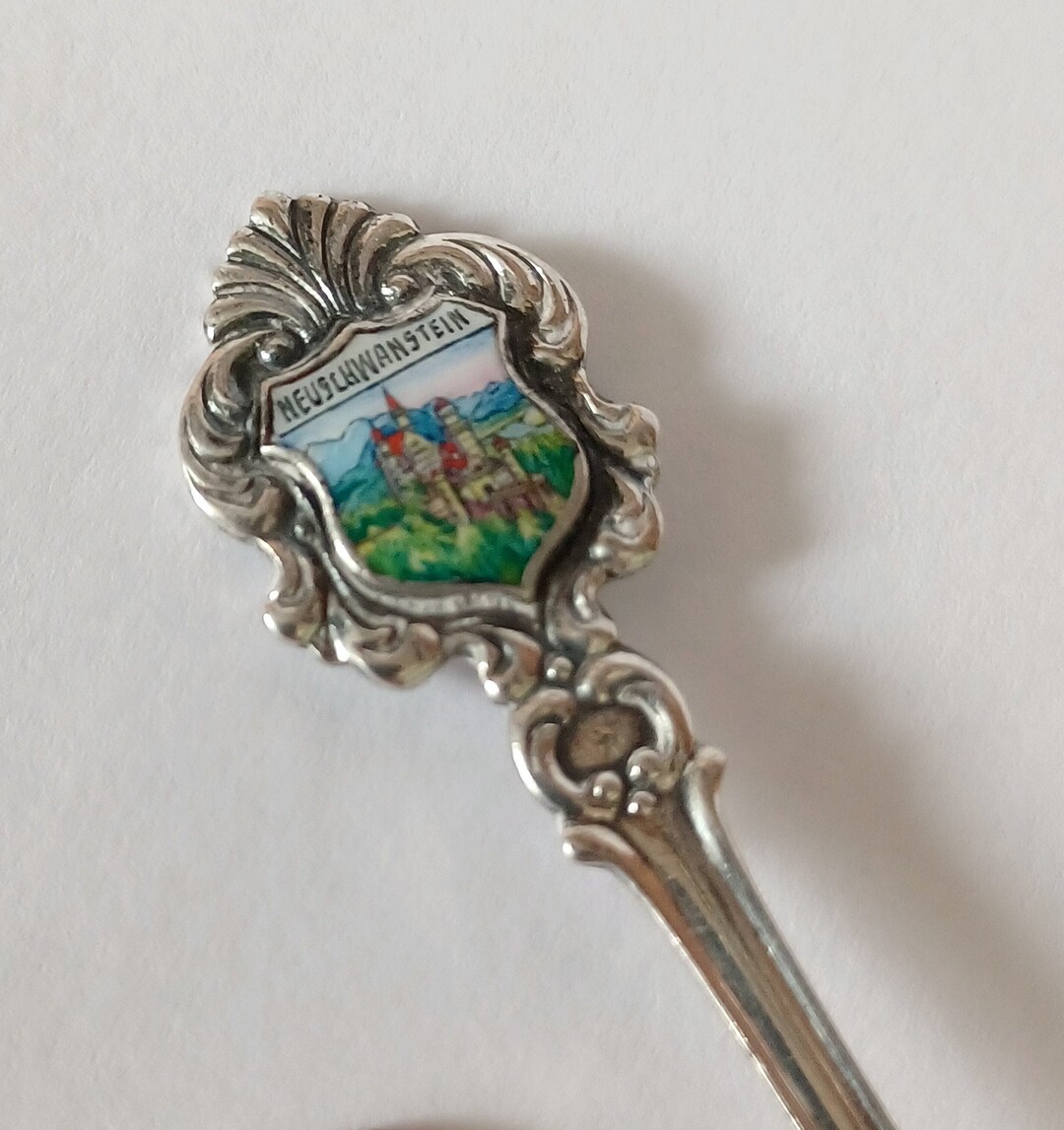 Neuschwanstein Germany Scalloped Bowl Collectible Souvenir Spoon ...