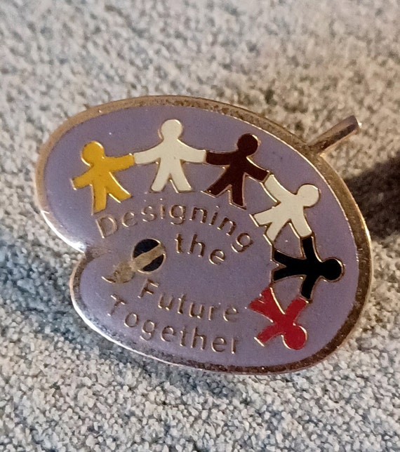 Vintage Designing The Future Together Art Paint Palet… - Gem