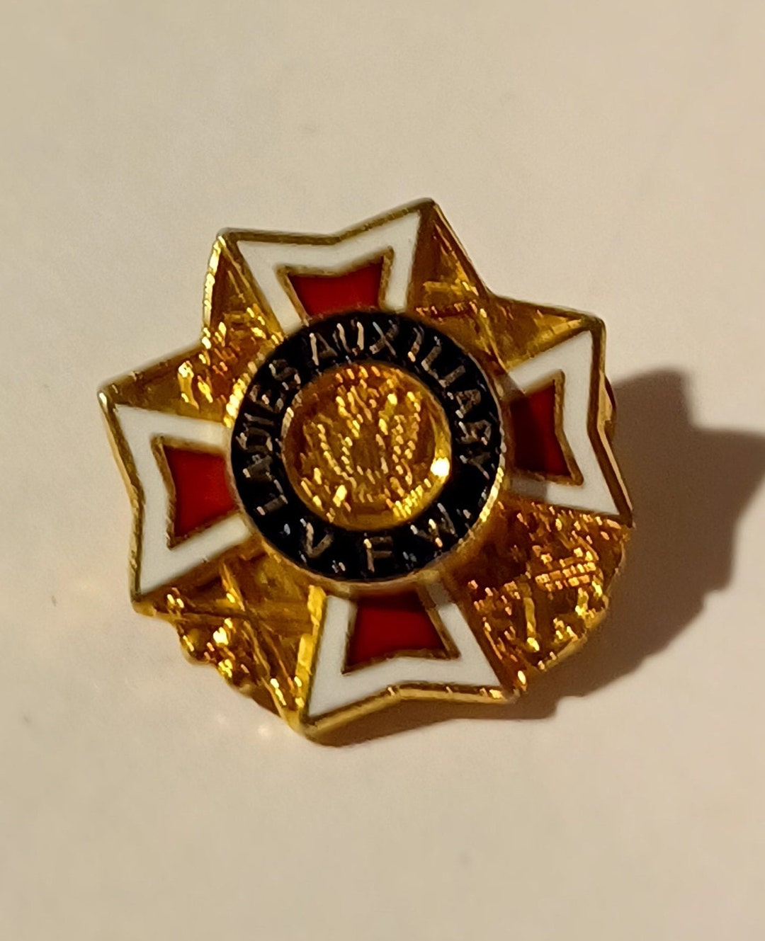 Ladies Auxiliary VFW Red Gold Cross Lapel/hat Pin Souvenir 0964 - Etsy