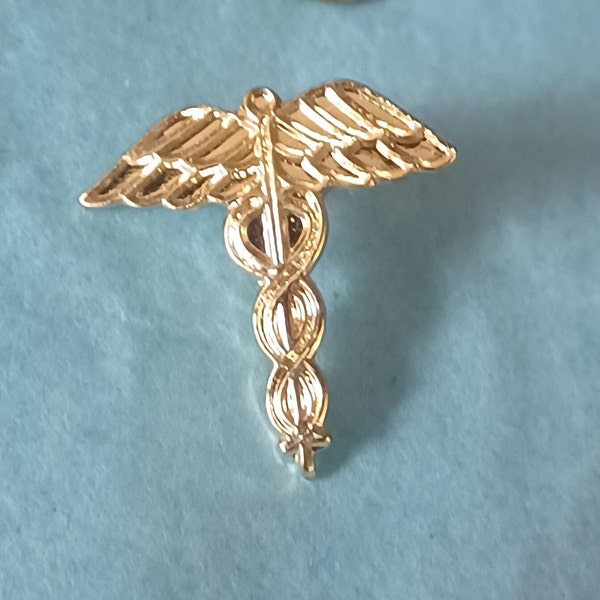 Caduceus Symbol Pin - Etsy