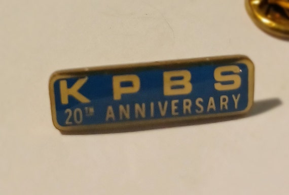 KPBS Radio Call Letters 20th Anniversary Lapel Hat Tie Pin - Etsy