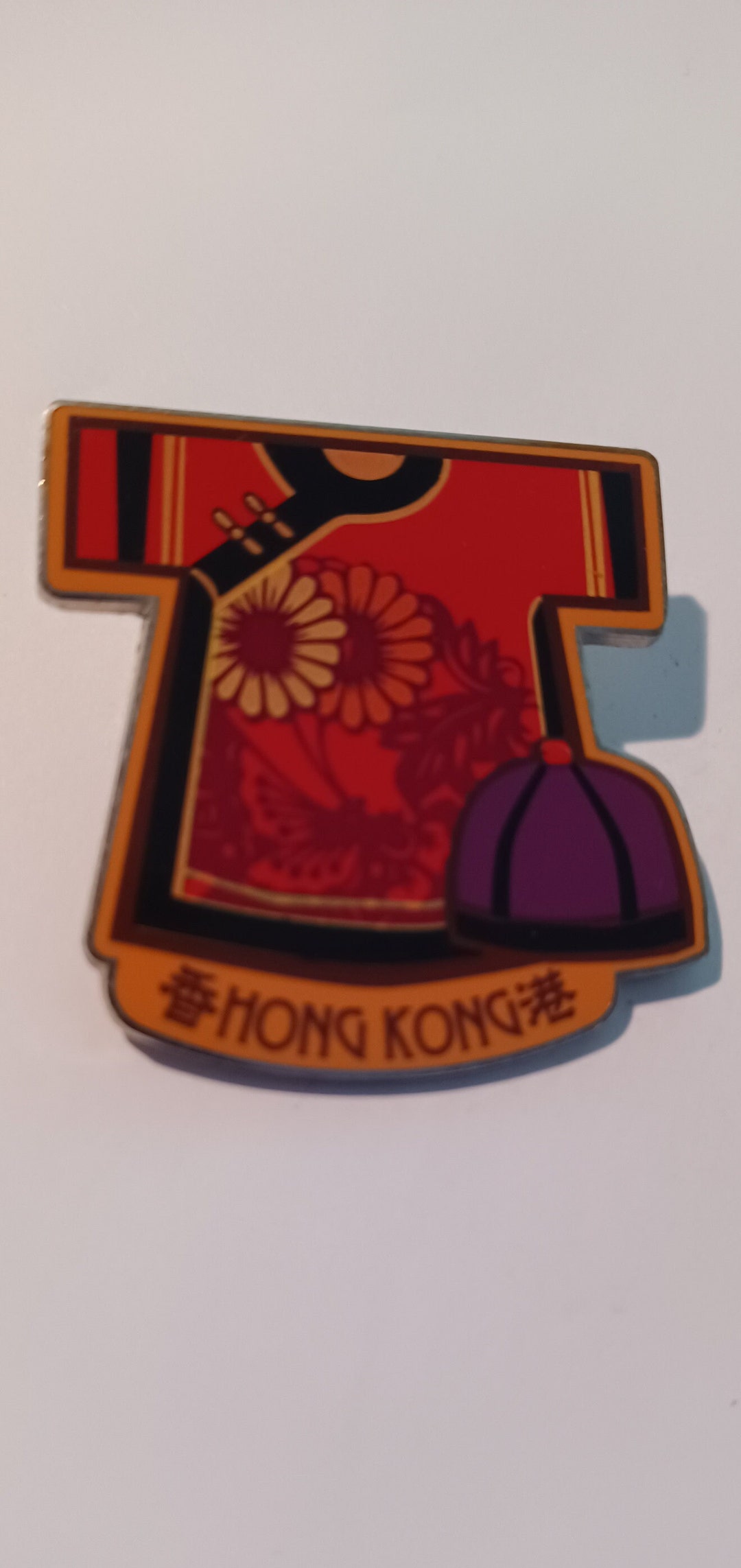 Vintage Hong Kong Kimono Shaped Lapel/hat Pin Souvenir 0374 - Etsy