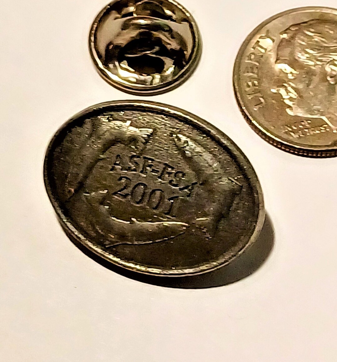 ASF-FSA Atlantic Salmon Federation 2001 Pewter Lapel Hat Tie Pin ...