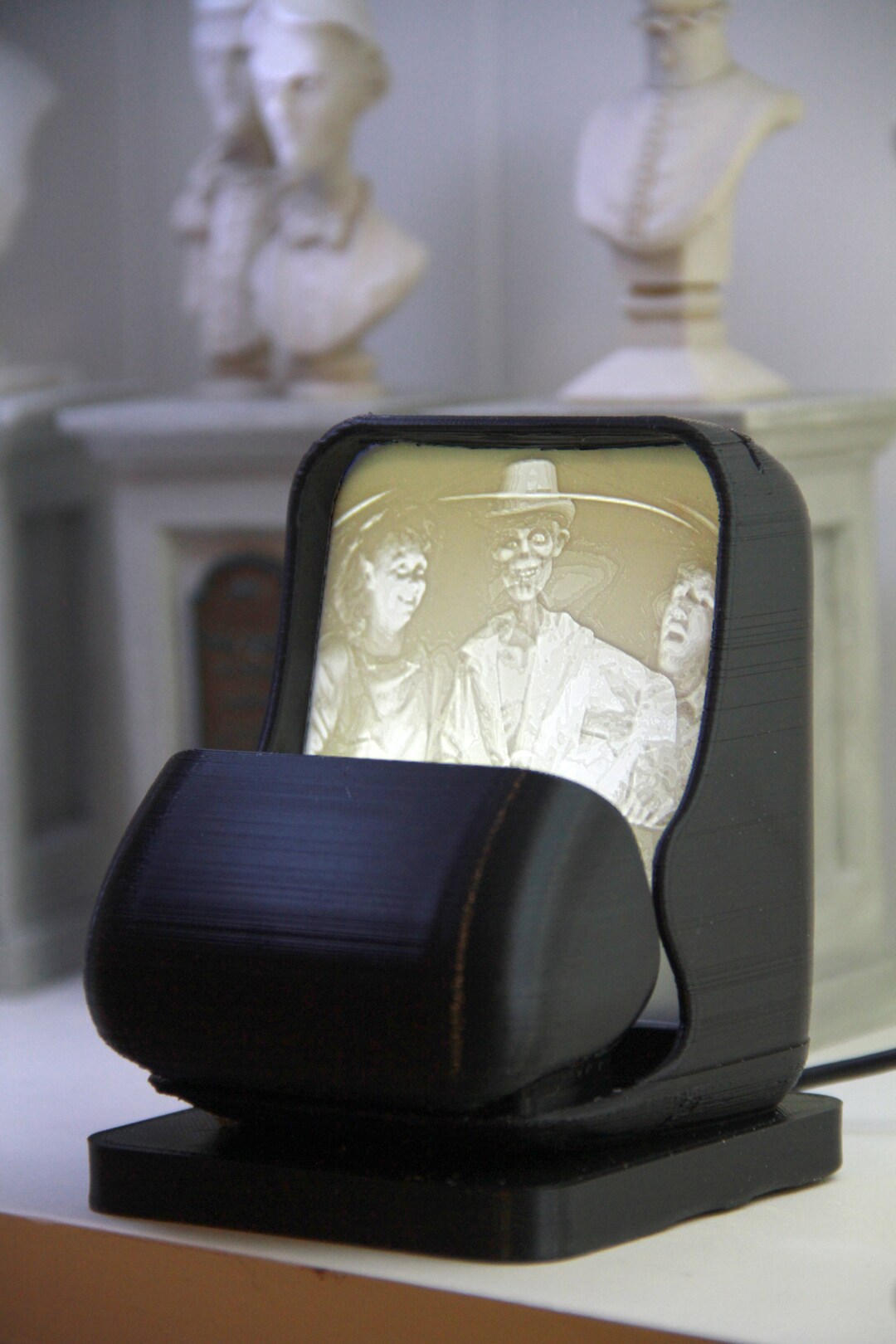 Disney's Haunted Mansion Doom Buggy Lithophane Lamp and Picture Frame ...