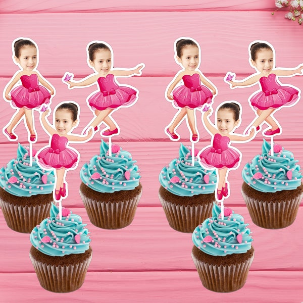 Ballerina Cupcake Topper - Etsy