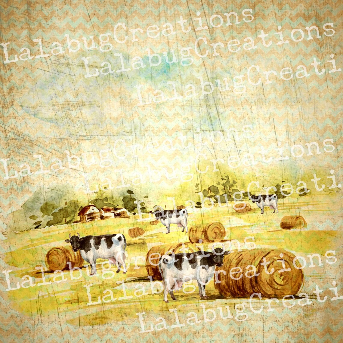 Farm Life Digital Paper Vintage Farm Paper Scrapbook Paper | Etsy