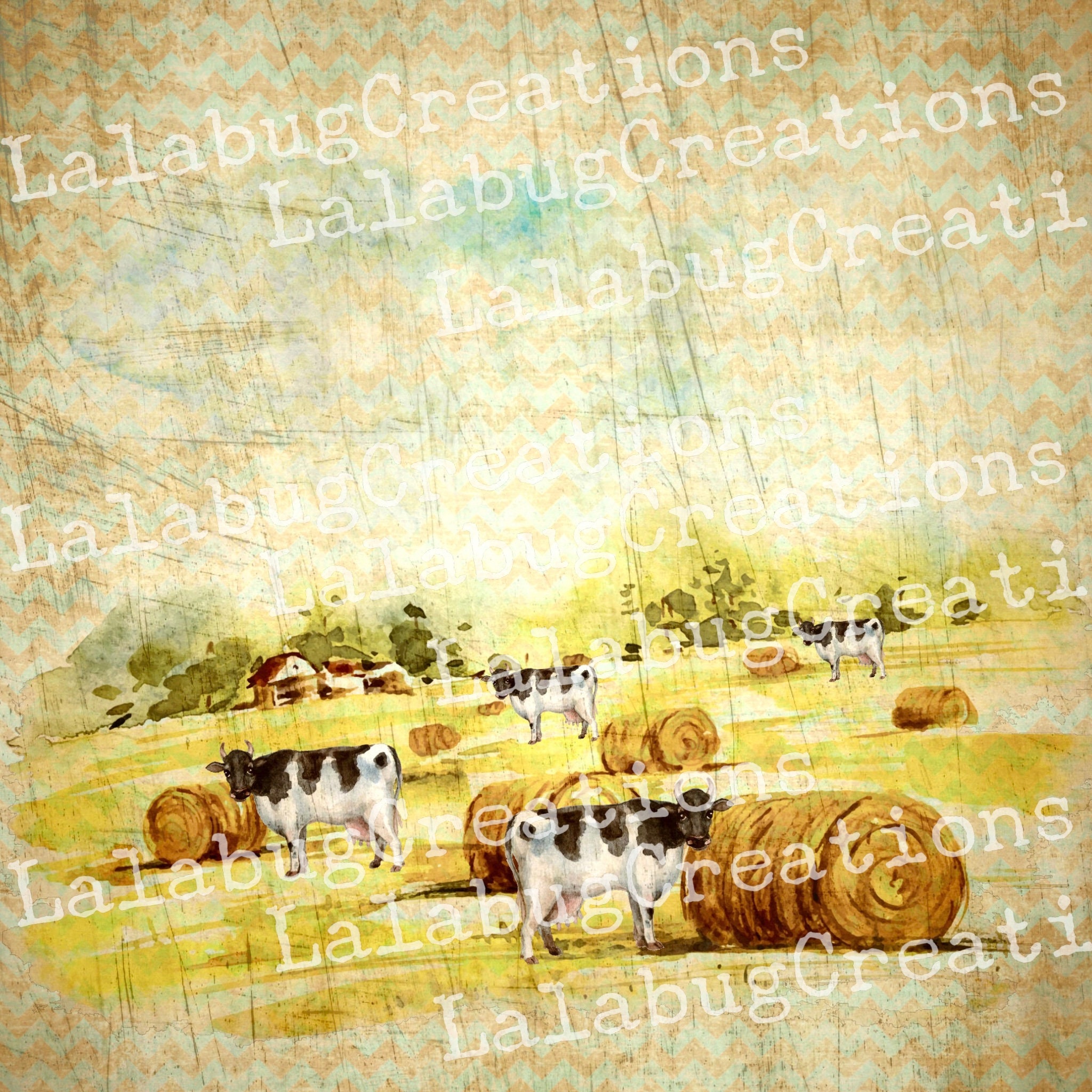 Farm Life Digital Paper, Vintage Farm Paper, Scrapbook Paper Junk ...