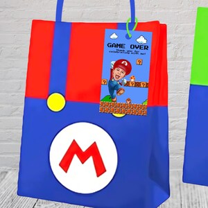 Digital Custom Mario or Luigi Gift Tags - Etsy