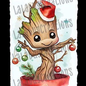 Digital Printable Christmas Tags Groot Christmas - Etsy