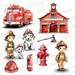 10 Firefighter Clipart, Firefighter PNG, Fireman Clipart, Fire Station ...