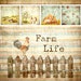 Farm Life Digital Paper, Vintage Farm Paper, Scrapbook Paper Junk ...
