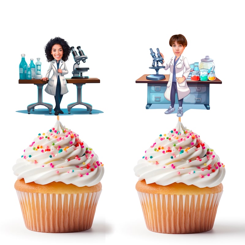 Science Cake Topper - Etsy