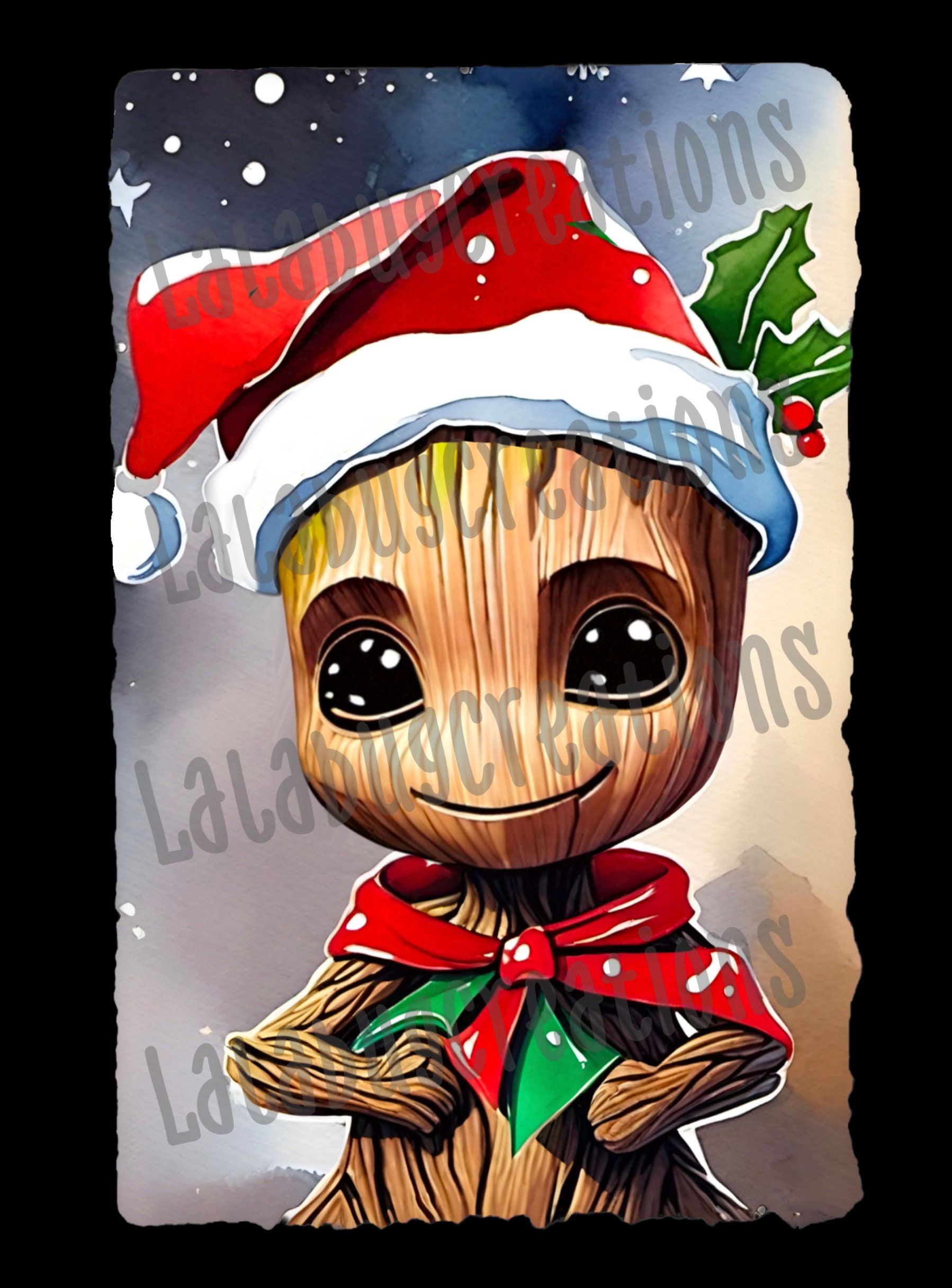Digital Printable Christmas Tags Groot Christmas - Etsy