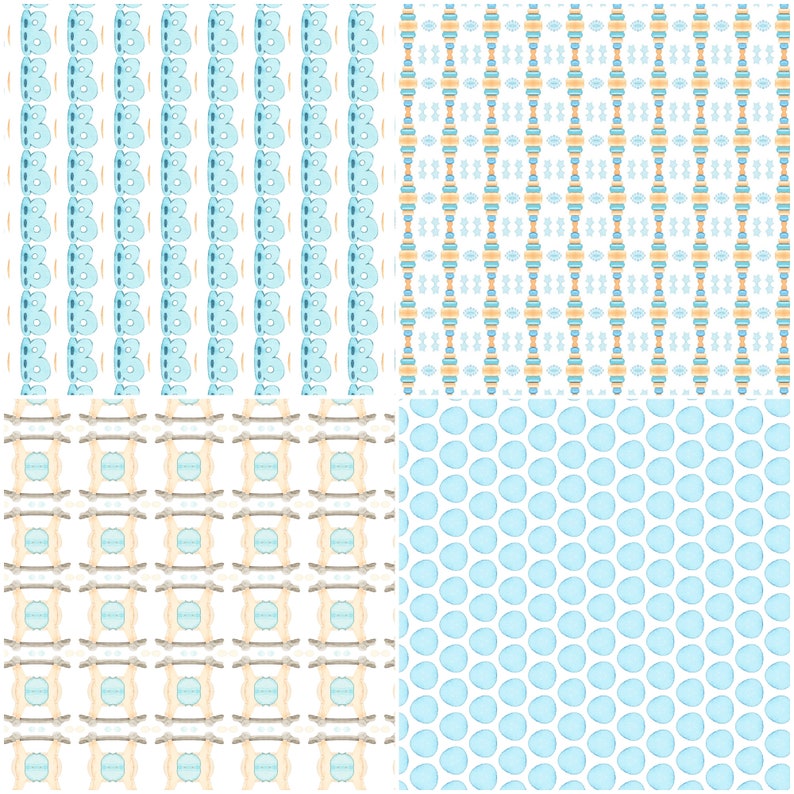 Baby Boy Digital Paper Scrapbook Paper Printable Paper - Etsy