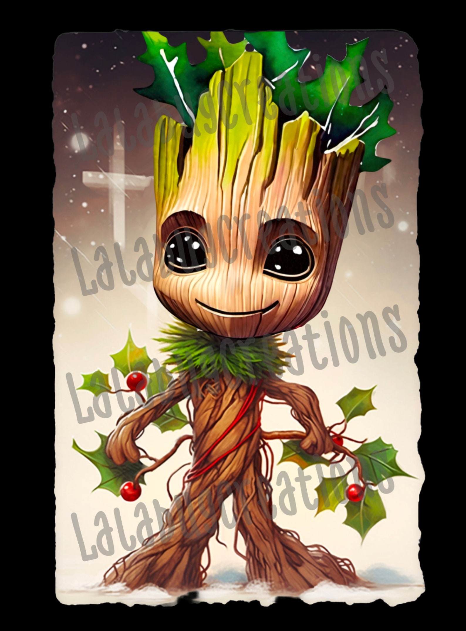 Digital Printable Christmas Tags Groot Christmas - Etsy