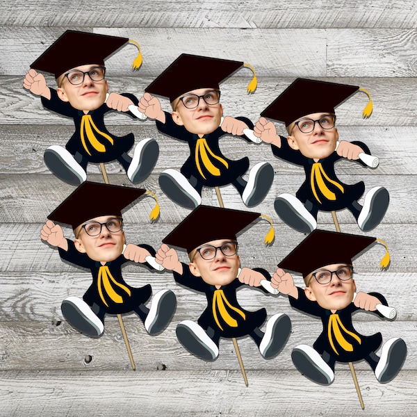 Graduation Cupcake Topper - Etsy