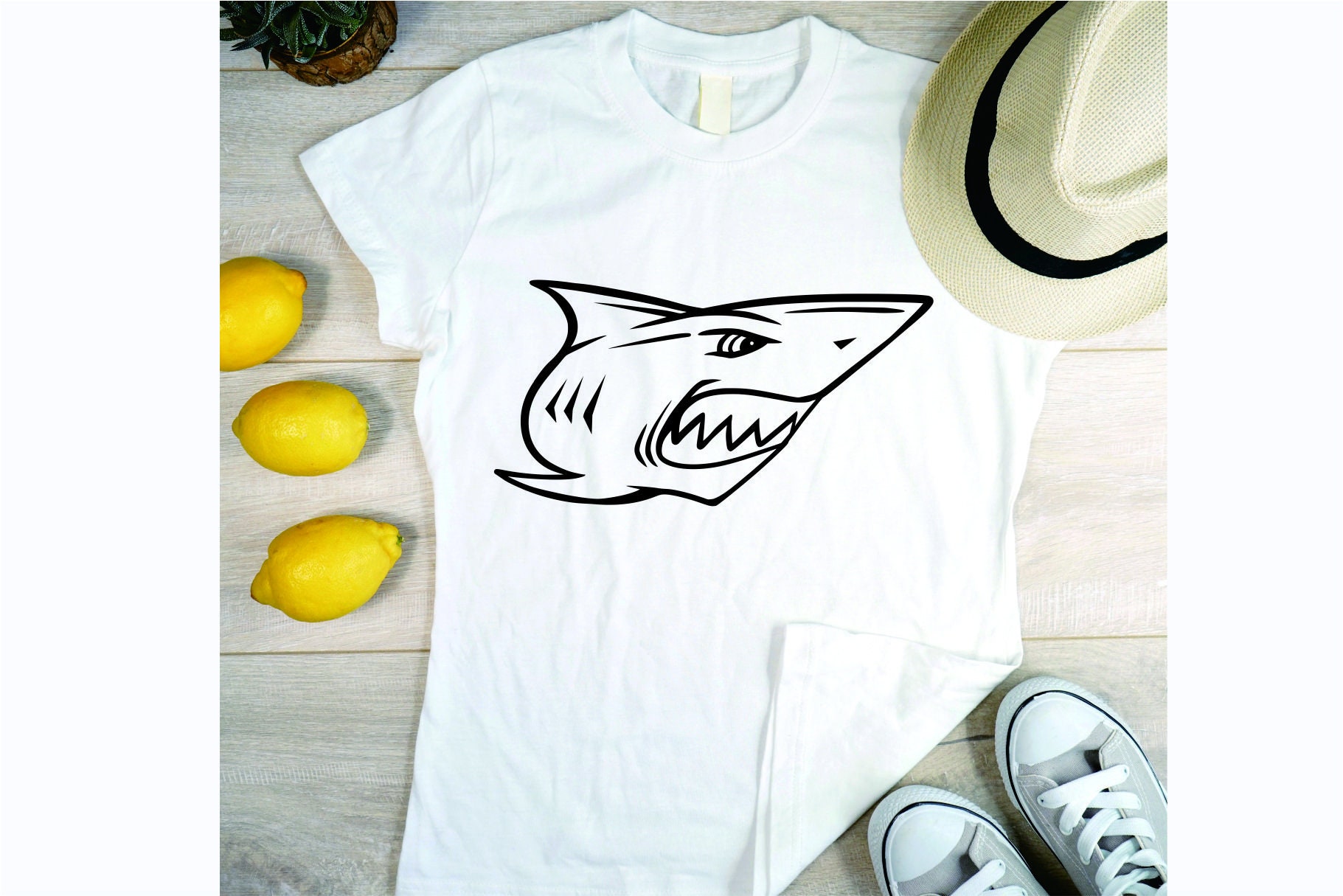 Tiburón SVG / Silueta de Tiburón / Clipart de Tiburón / Cara de Tiburón ...