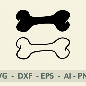 Dog Bone Svg | Dog Bone Digital | Dog Bone Png Clip Art | Vector Cut ...