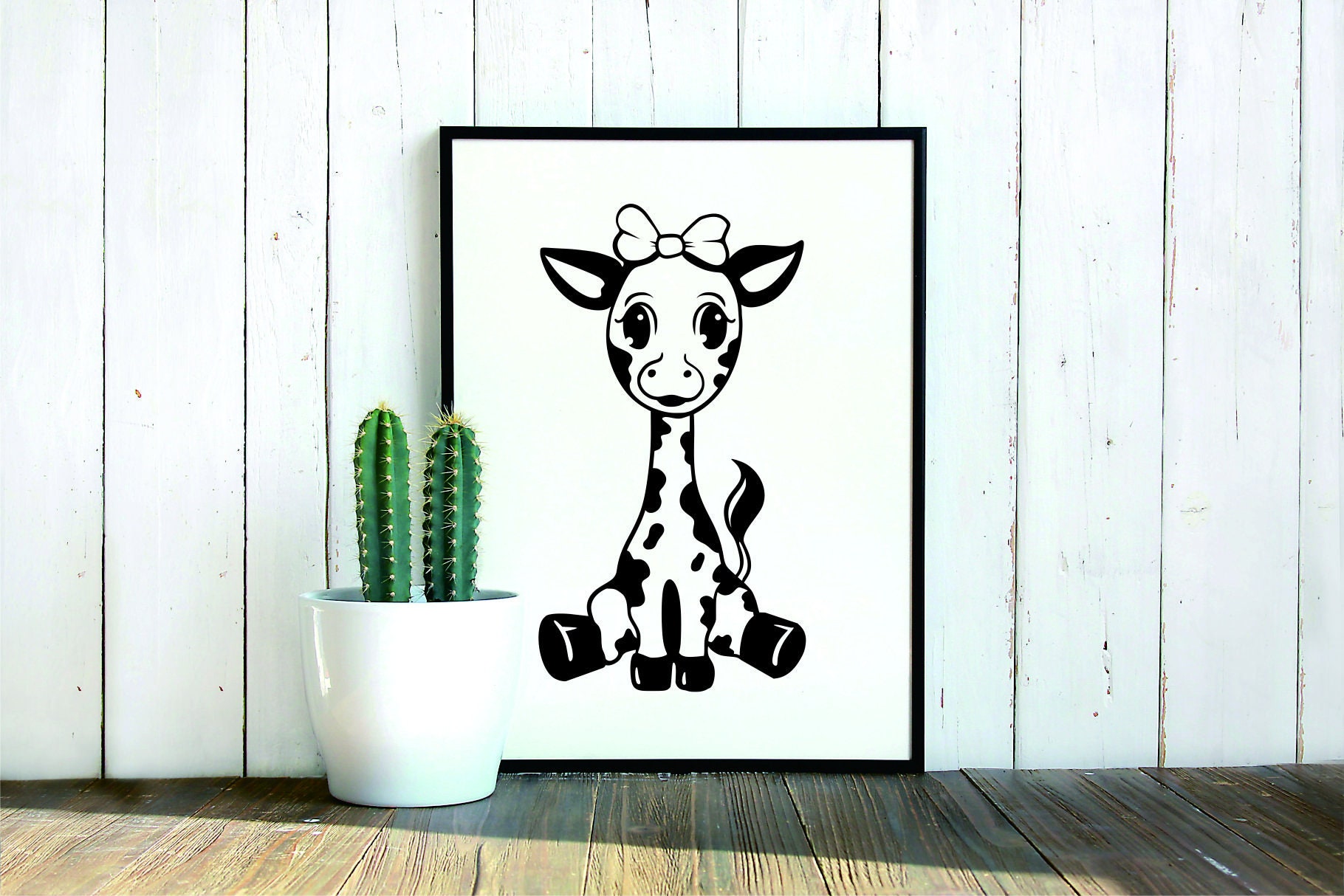 Giraffe SVG, Cute Baby Giraffe Svg, Baby Giraffe, Giraffe PNG DXF Png ...