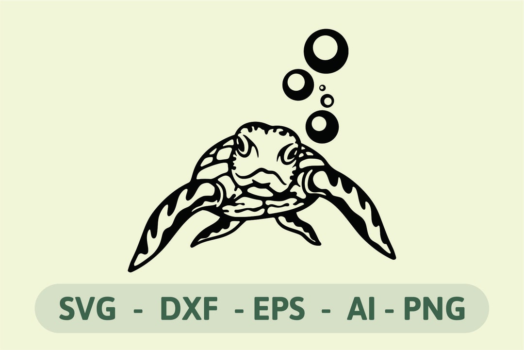 Swimming Turtle SVG, Turtle SVG, Sea Turtle PNG, Turtle Svg Cricut ...