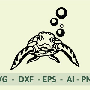 Swimming Turtle SVG, Turtle SVG, Sea Turtle PNG, Turtle Svg Cricut ...