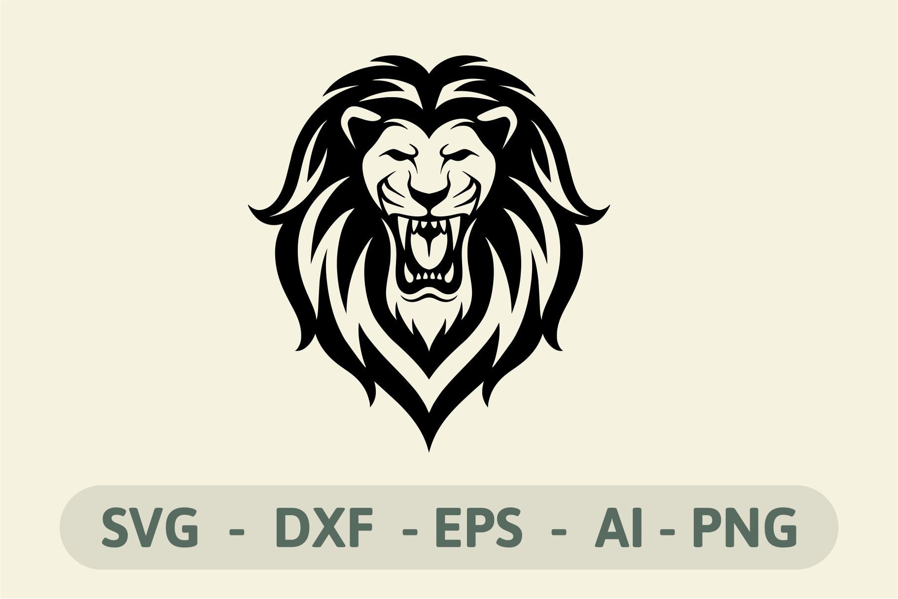 Lion Svg Lion Head Svg Lion Face Svg Lion King Svg Lions SVG, DXF, PNG ...