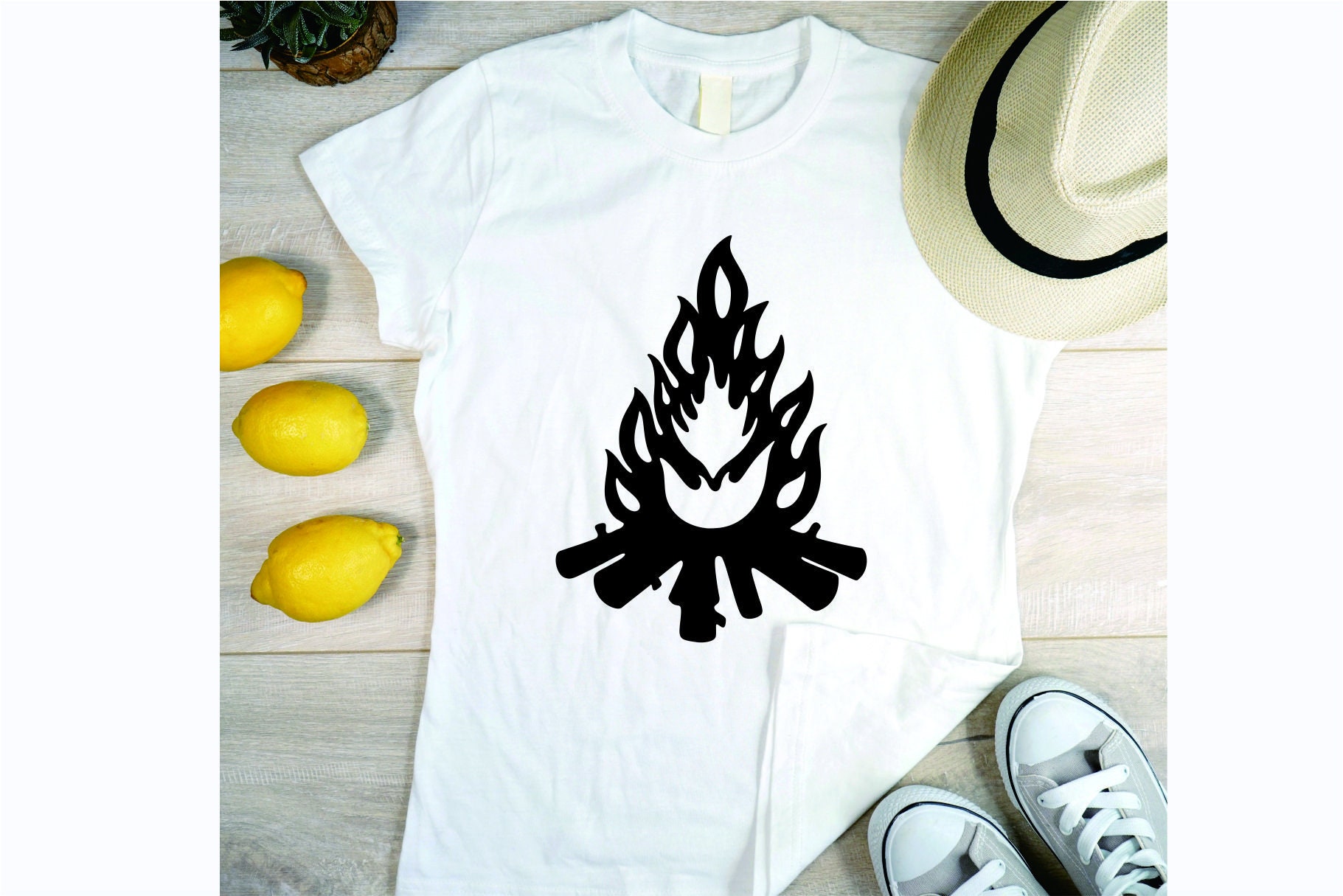 Campfire Svg, Bonfire Svg, Fire Svg, Camping Svg, Silhouette, Digital ...