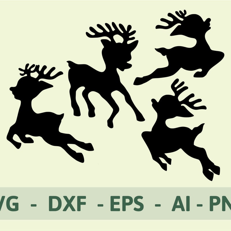 Flying Reindeer - Etsy