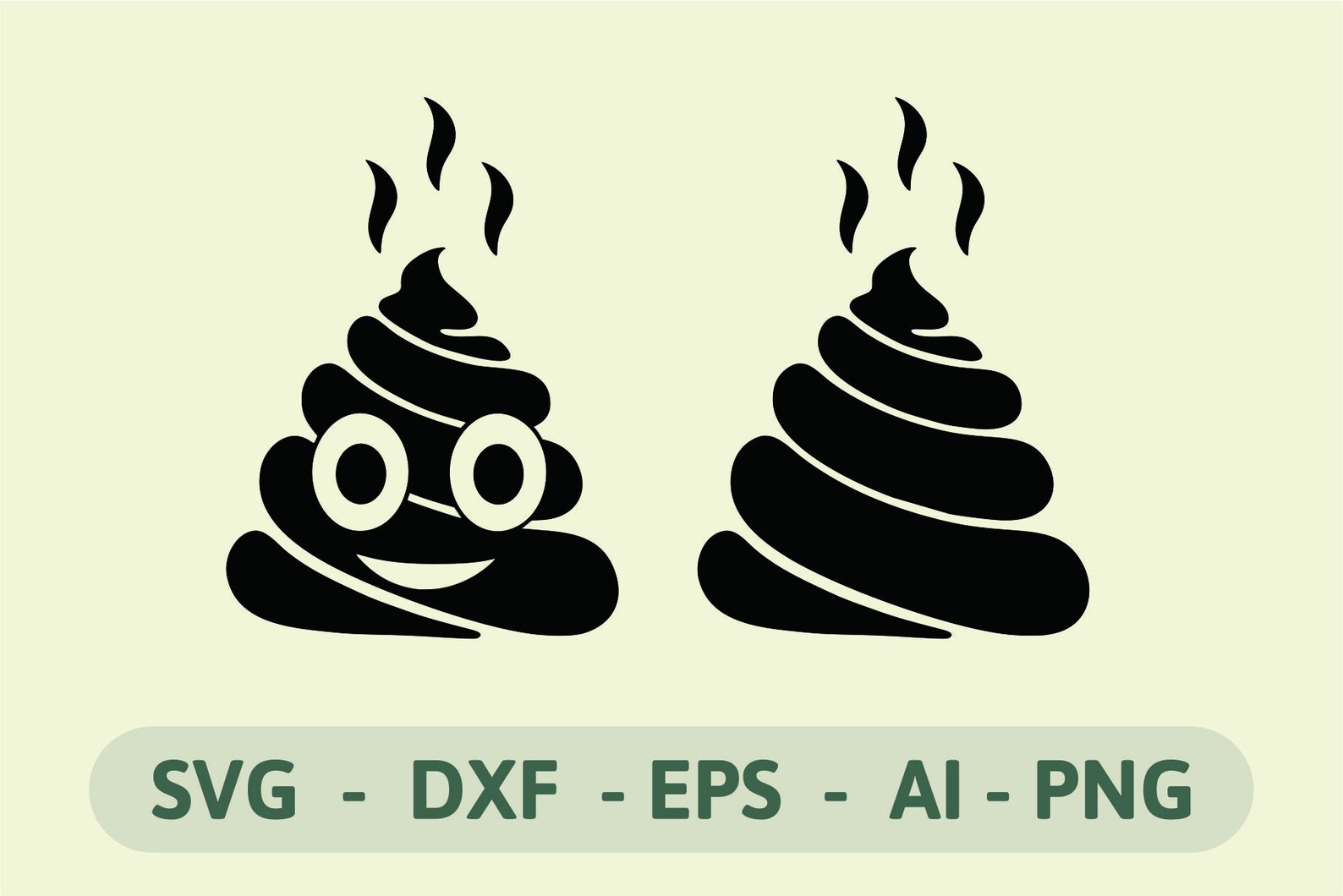 Poop Svg, Poop Png, Poop Dxf, Silhouette, Cricut File, Clipart, Instant ...