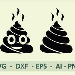 Poop Svg, Poop Png, Poop Dxf, Silhouette, Cricut File, Clipart, Instant ...