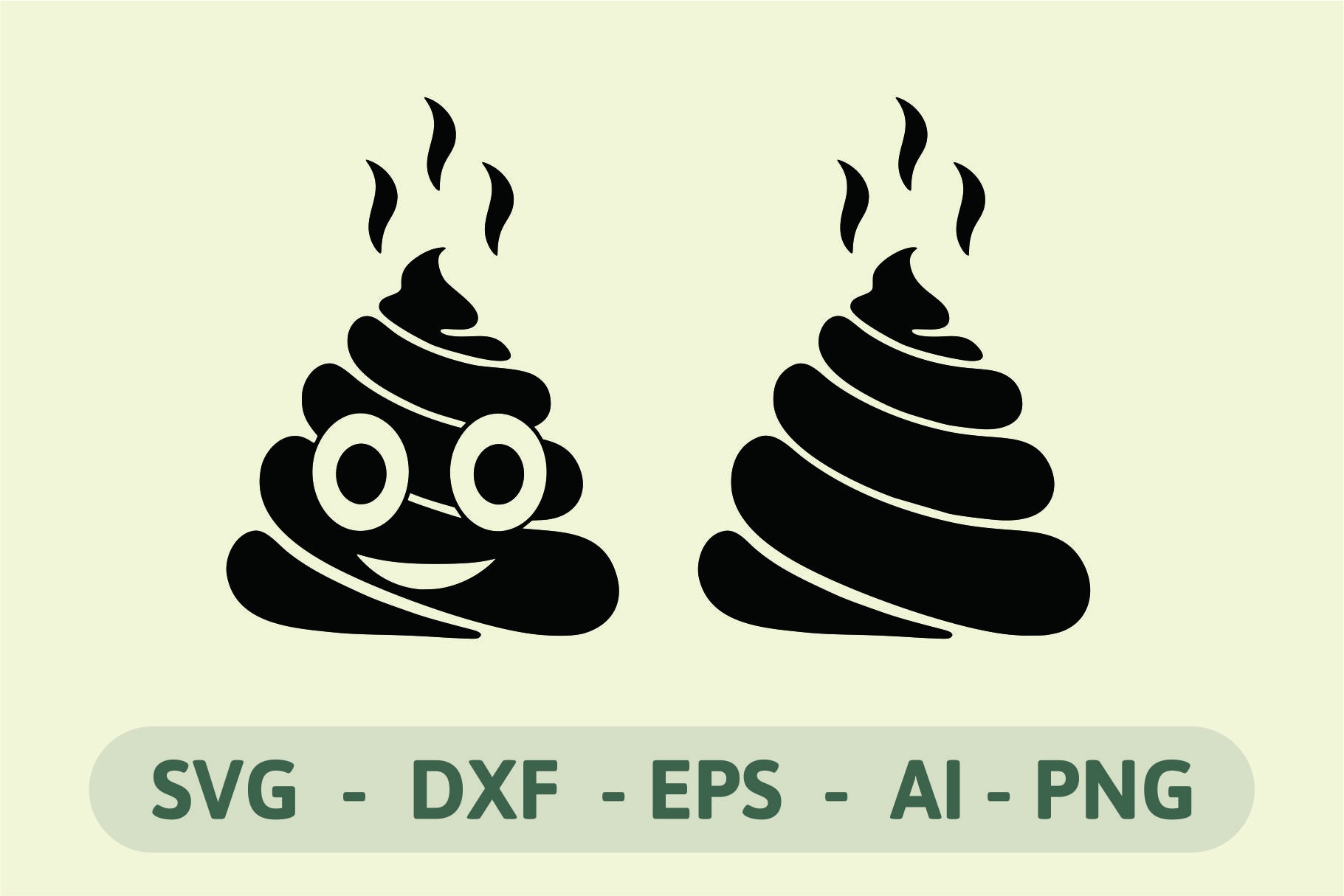 Poop Svg, Poop Png, Poop Dxf, Silhouette, Cricut File, Clipart, Instant ...