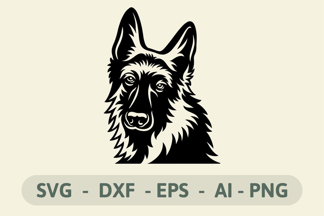 German Shepherd SVG File, German Shepherd Svg, Dog Lover, Clipart ...