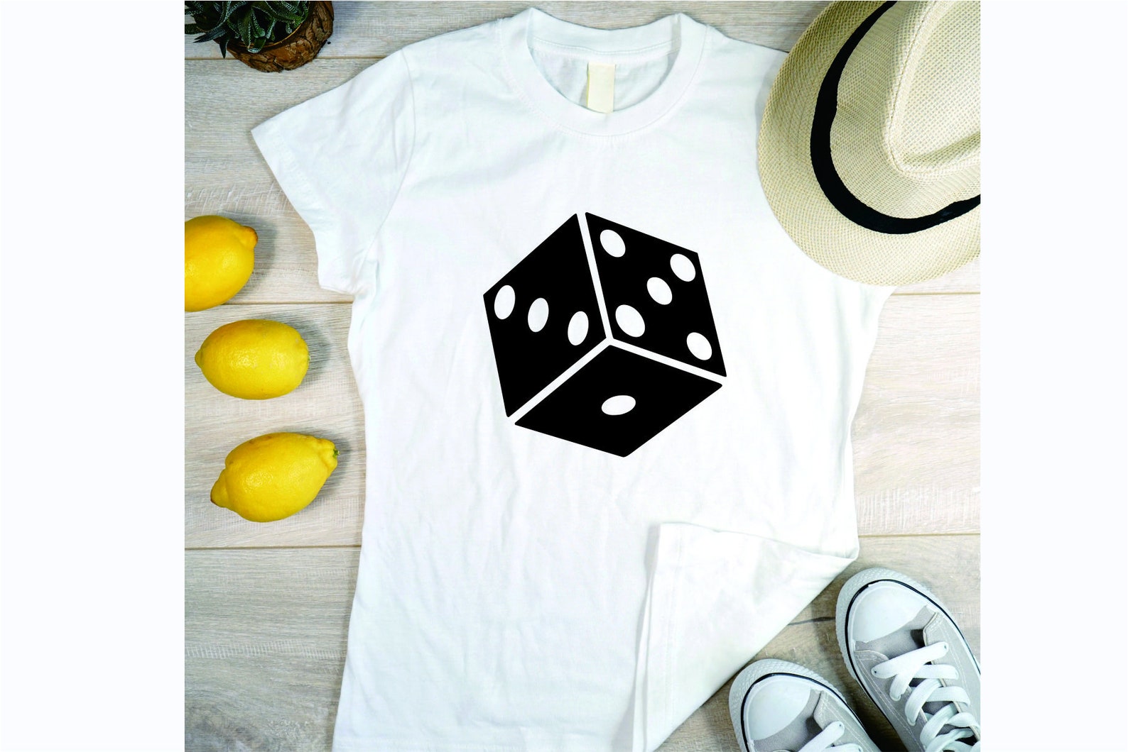 Dice SVG, Four Dice Svg, Dice Black and White Silhouette, Cut File ...