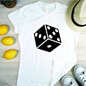 Dice SVG, Four Dice Svg, Dice Black and White Silhouette, Cut File ...