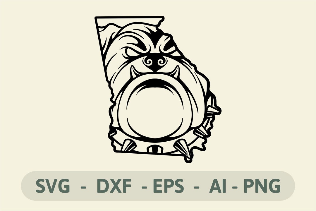 Bulldog SVG| Georgia Bulldogs SVG| Uga Bulldog Svg| Vector Cut File for ...