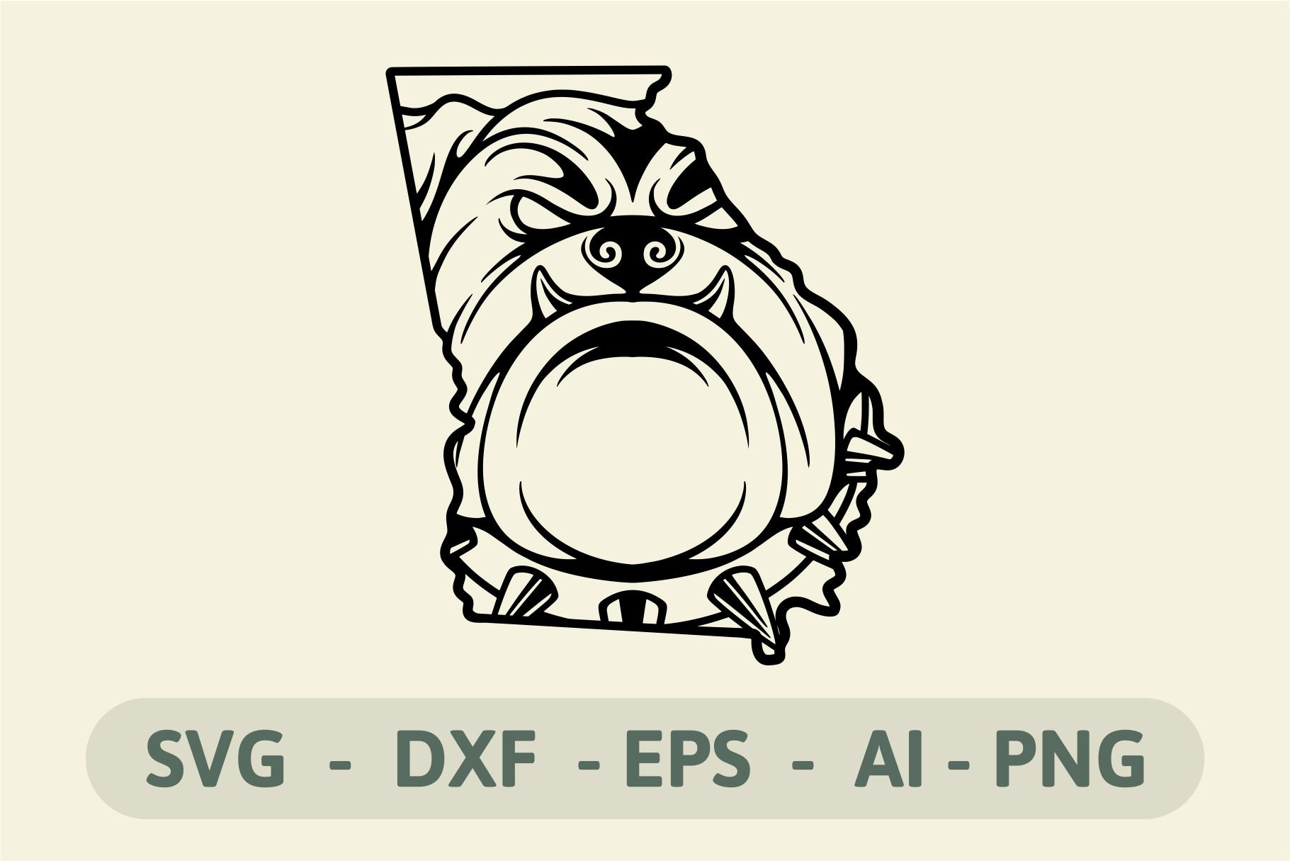 Bulldog SVG| Georgia Bulldogs SVG| Uga Bulldog Svg| Vector Cut File for ...